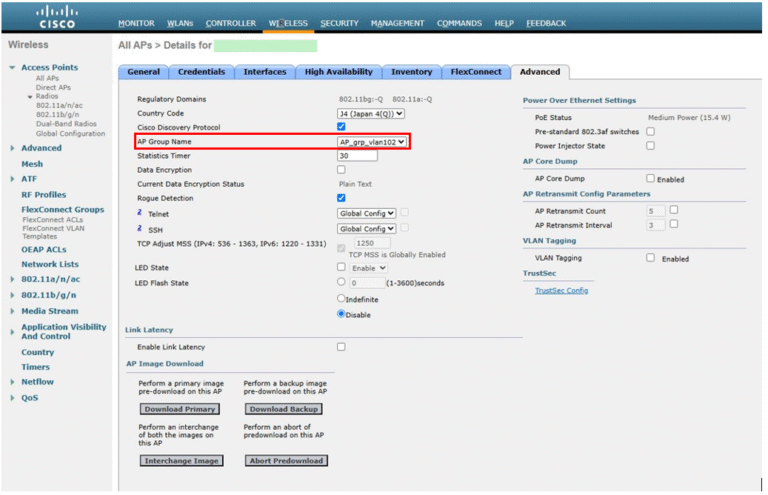 【Cisco】CCNP学習 WLC+APの検証環境構築_06_WLC構築02_設定画面について | おもちエンジニアのブログ